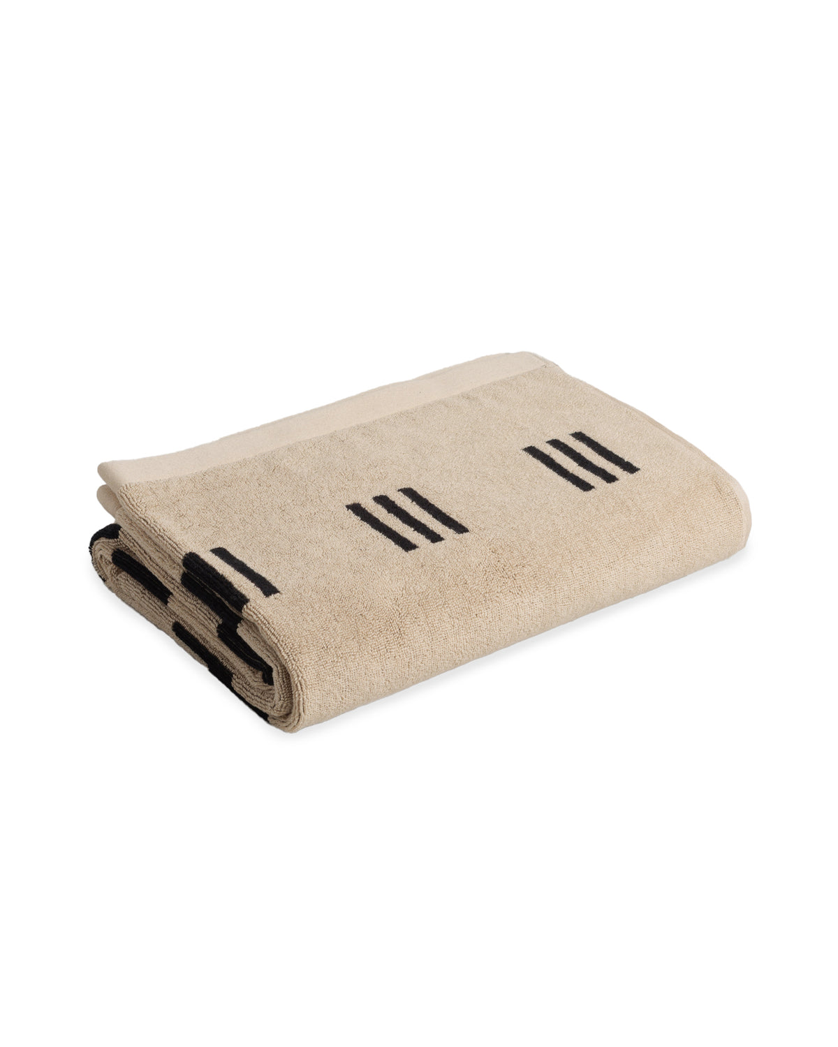 BAINA | Claremont Bath Towel - Sand & Noir | Tauranga Stockist – PAPER ...