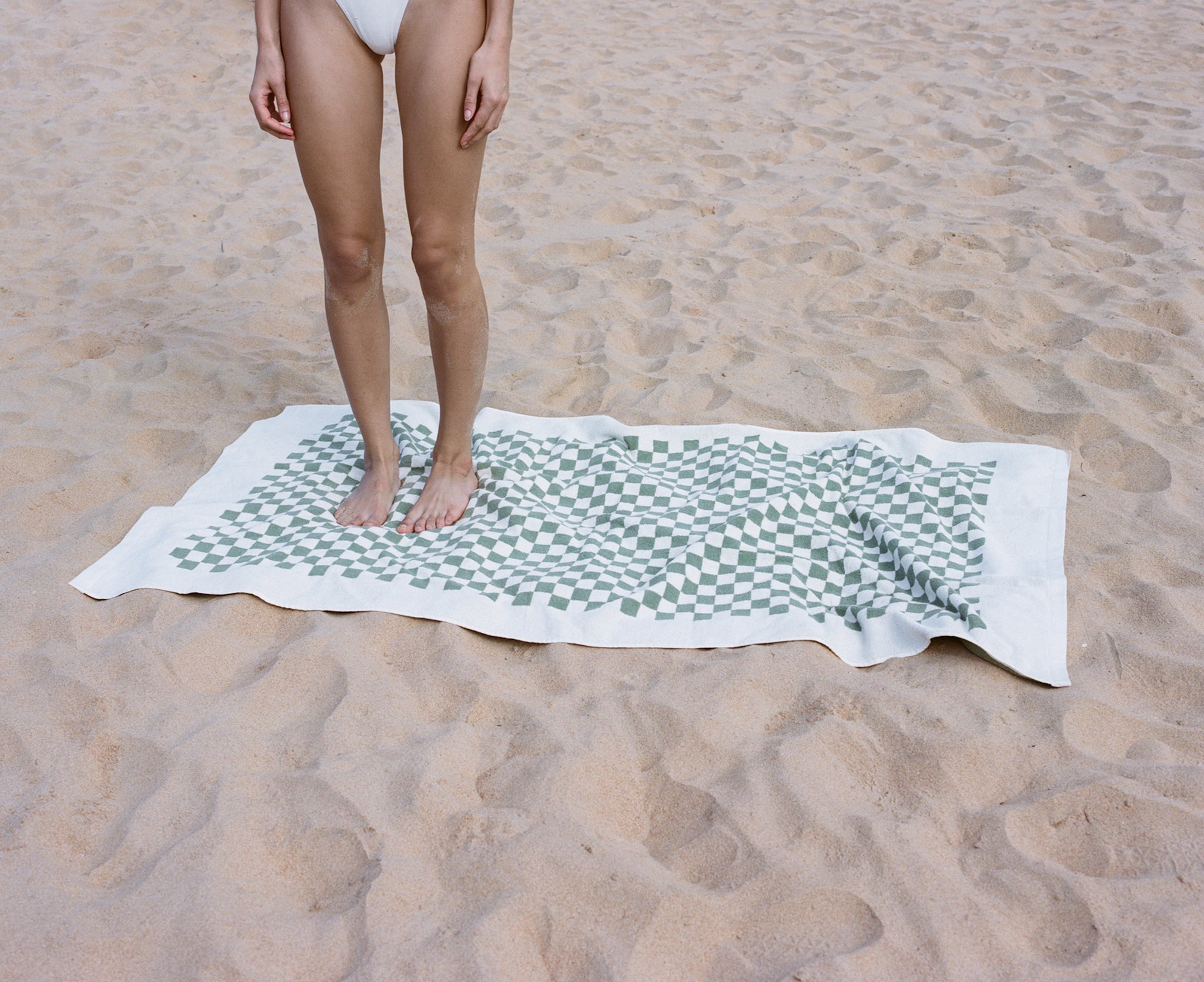 Baina Pool Towel - Roman Sage | NZ Stockist | Shop Online Now – PAPER PLANE