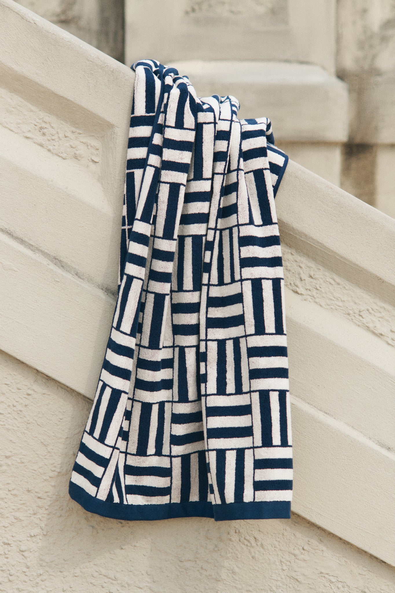 BAINA | Willis Pool Towel - Obsidian & Stone | Shop NZ & Aus Stockist ...