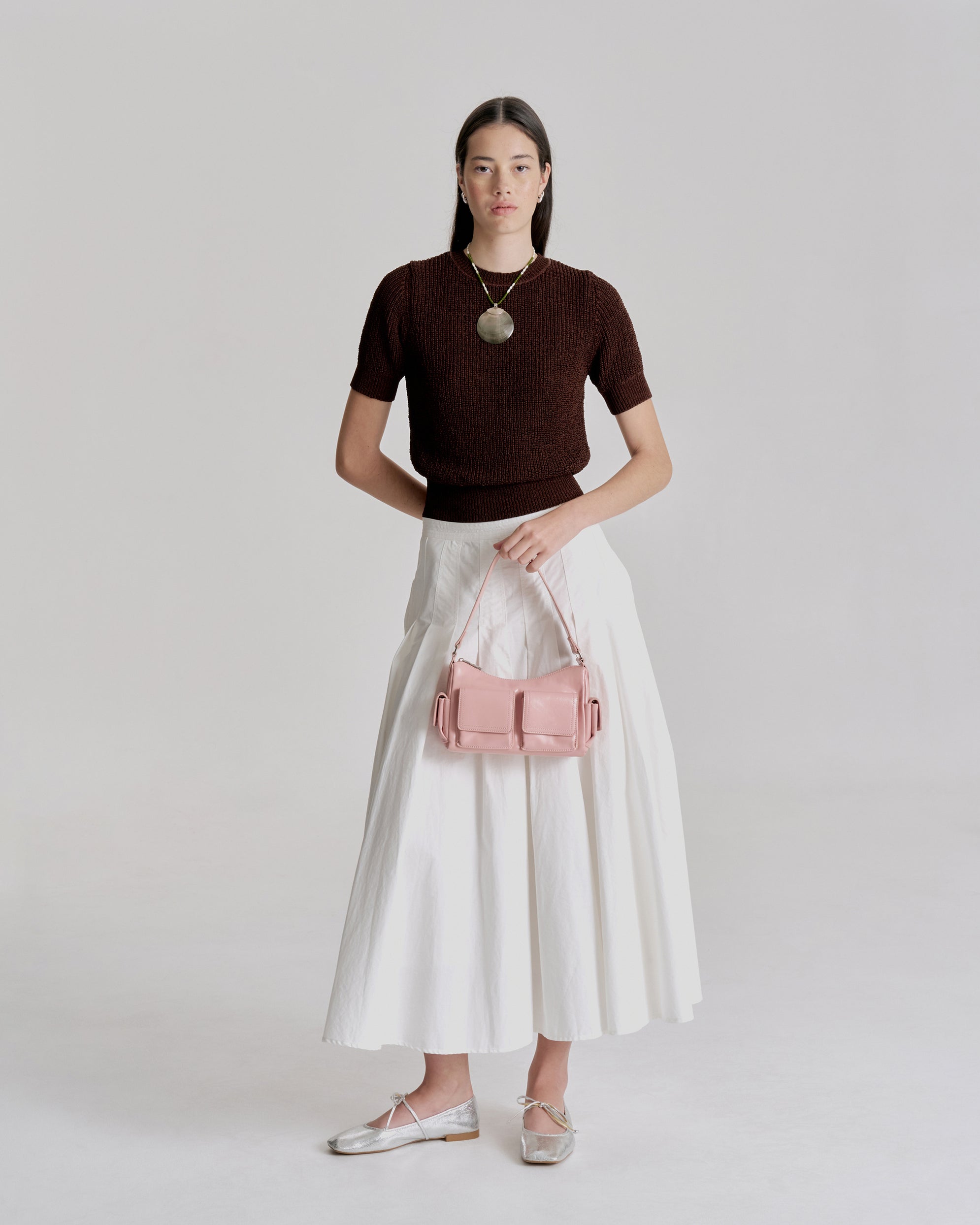 Brie Leon | Rae Mini Pocket Bag - Baby Pink | Shop NZ Stockist Online ...