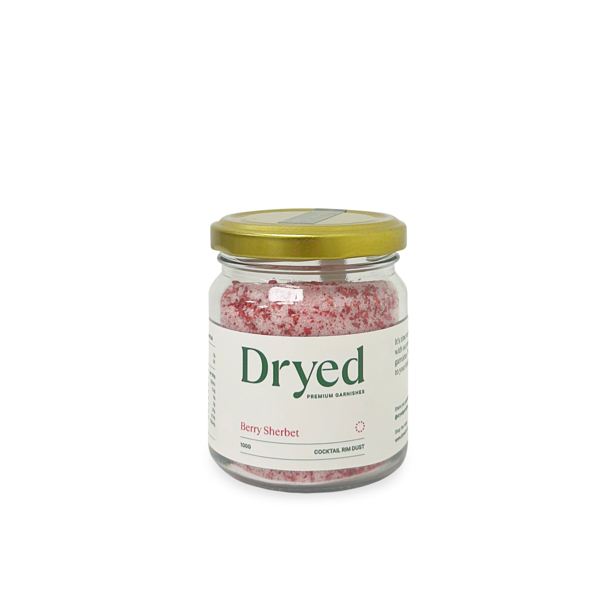 Dryed | Berry Sherbet Rim Dust | Cocktail Garnishes | Shop NZ – PAPER PLANE