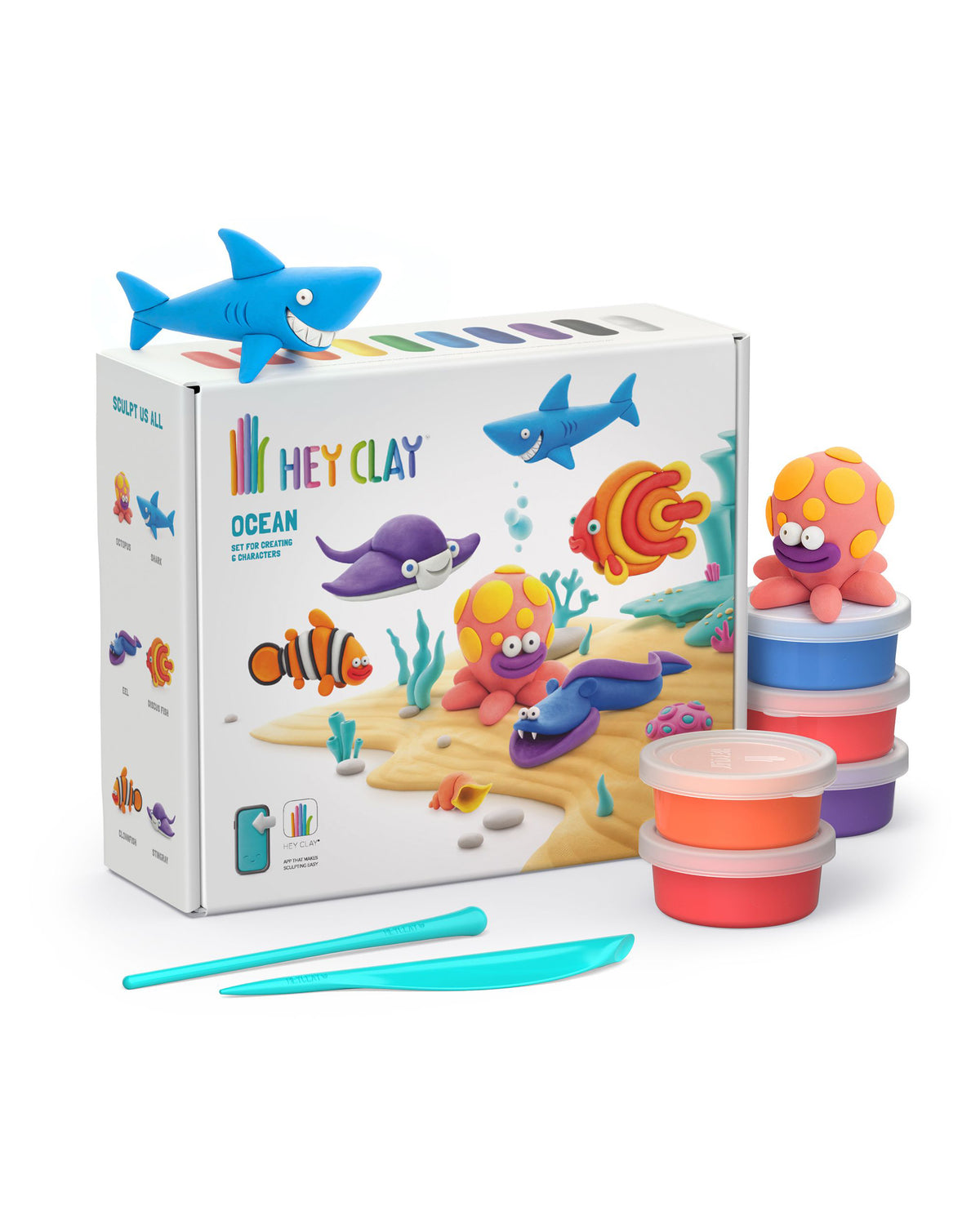 Hey Clay | Large Air-Dry Clay - Ocean | Shop NZ Stockist Online – PAPER ...