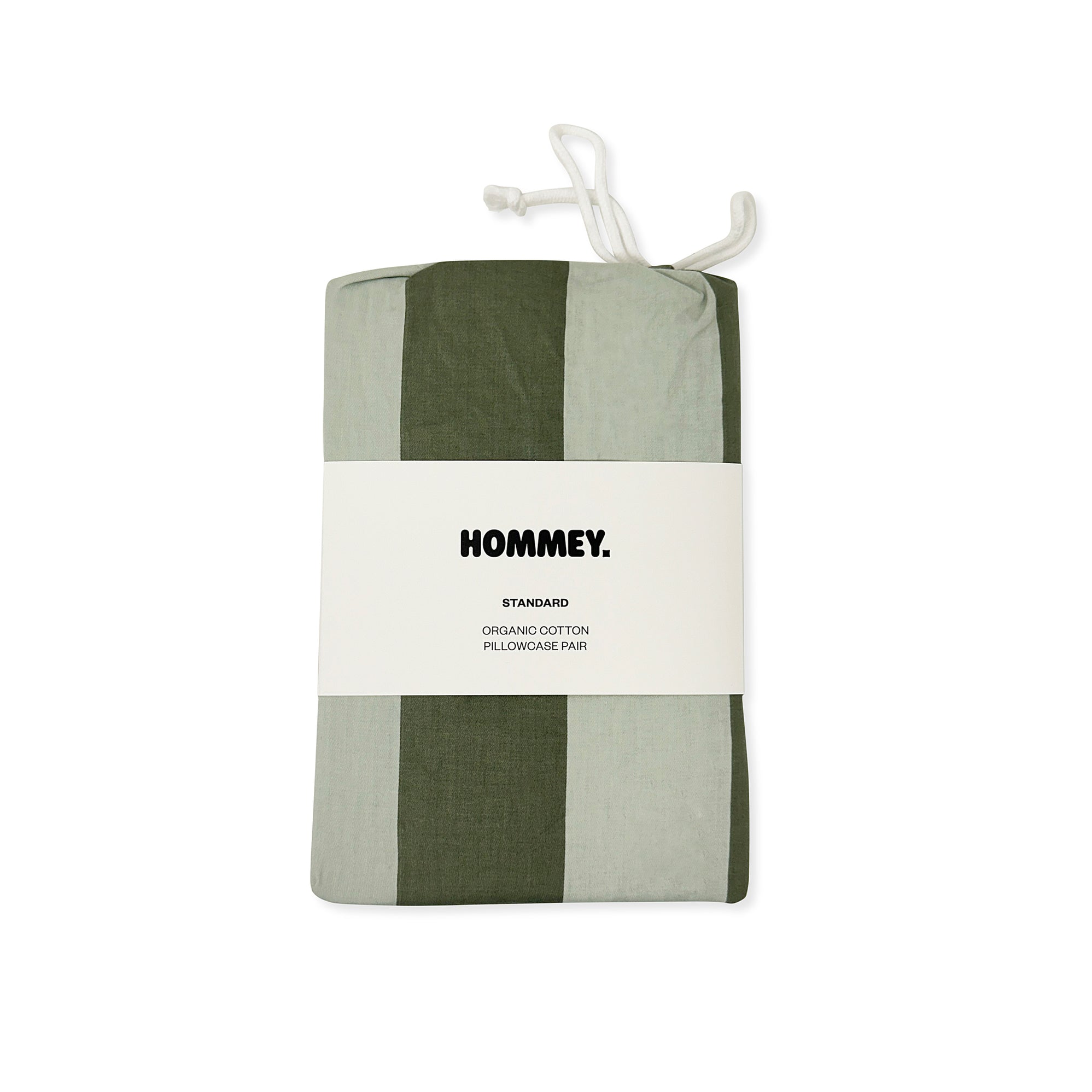 HOMMEY | Pillowcase Pair - Wasabi Stripes | Shop NZ Stockist Online ...