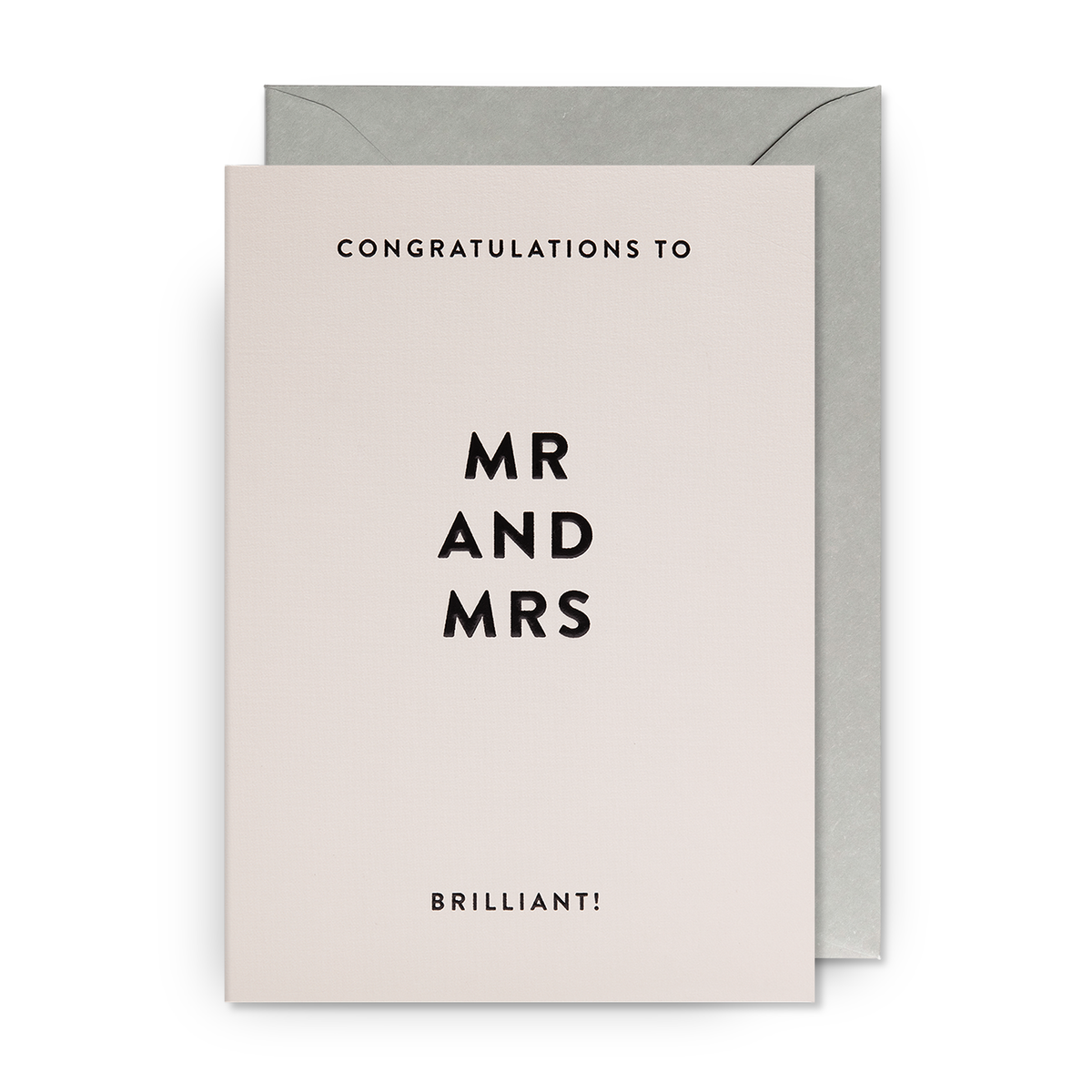 Card - Congratulations to Mr & Mrs – PAPER PLANE