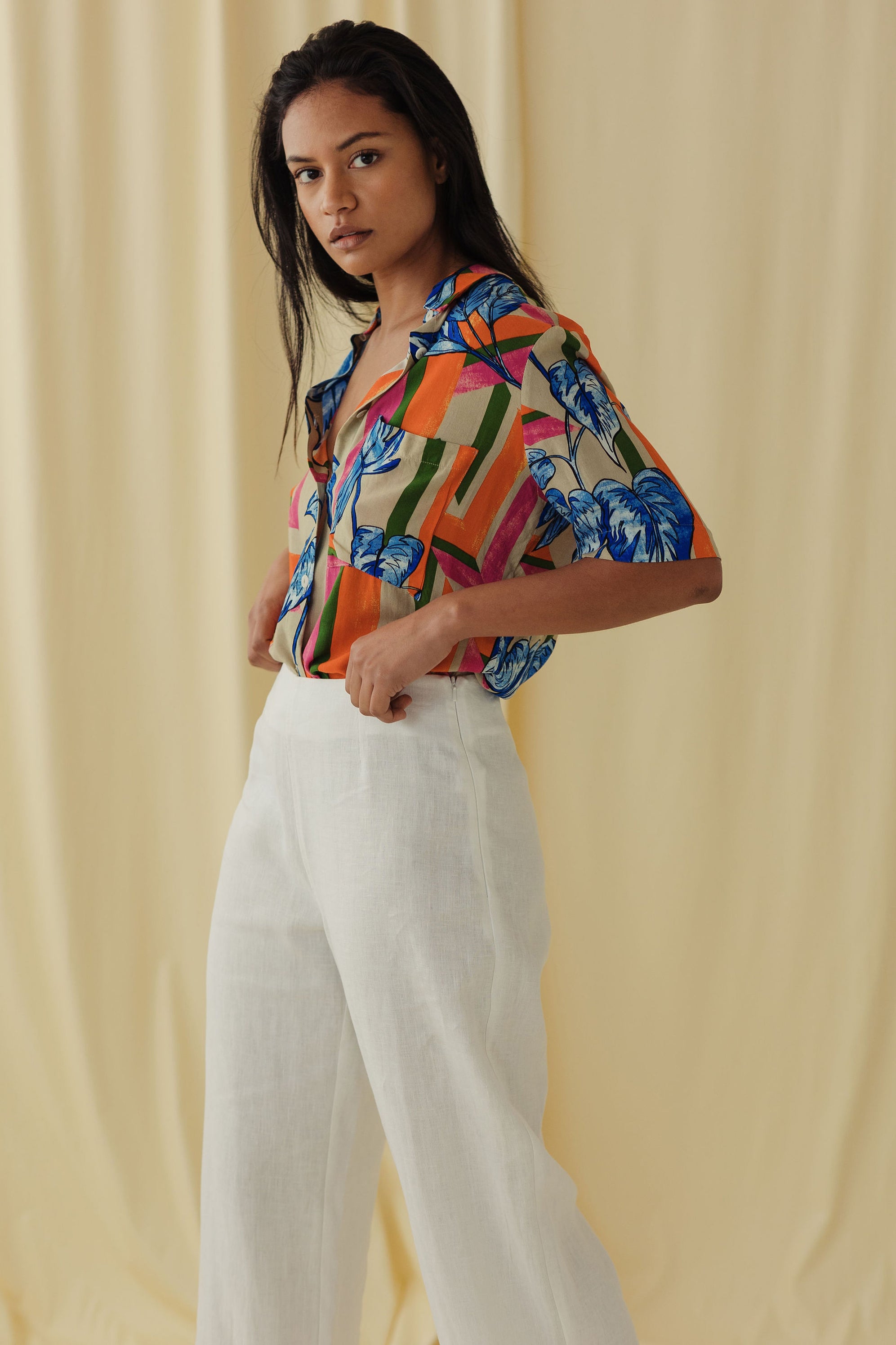 Mina | Moi Linen Pants - White | Shop Mt Maunganui, NZ Stockist – PAPER ...