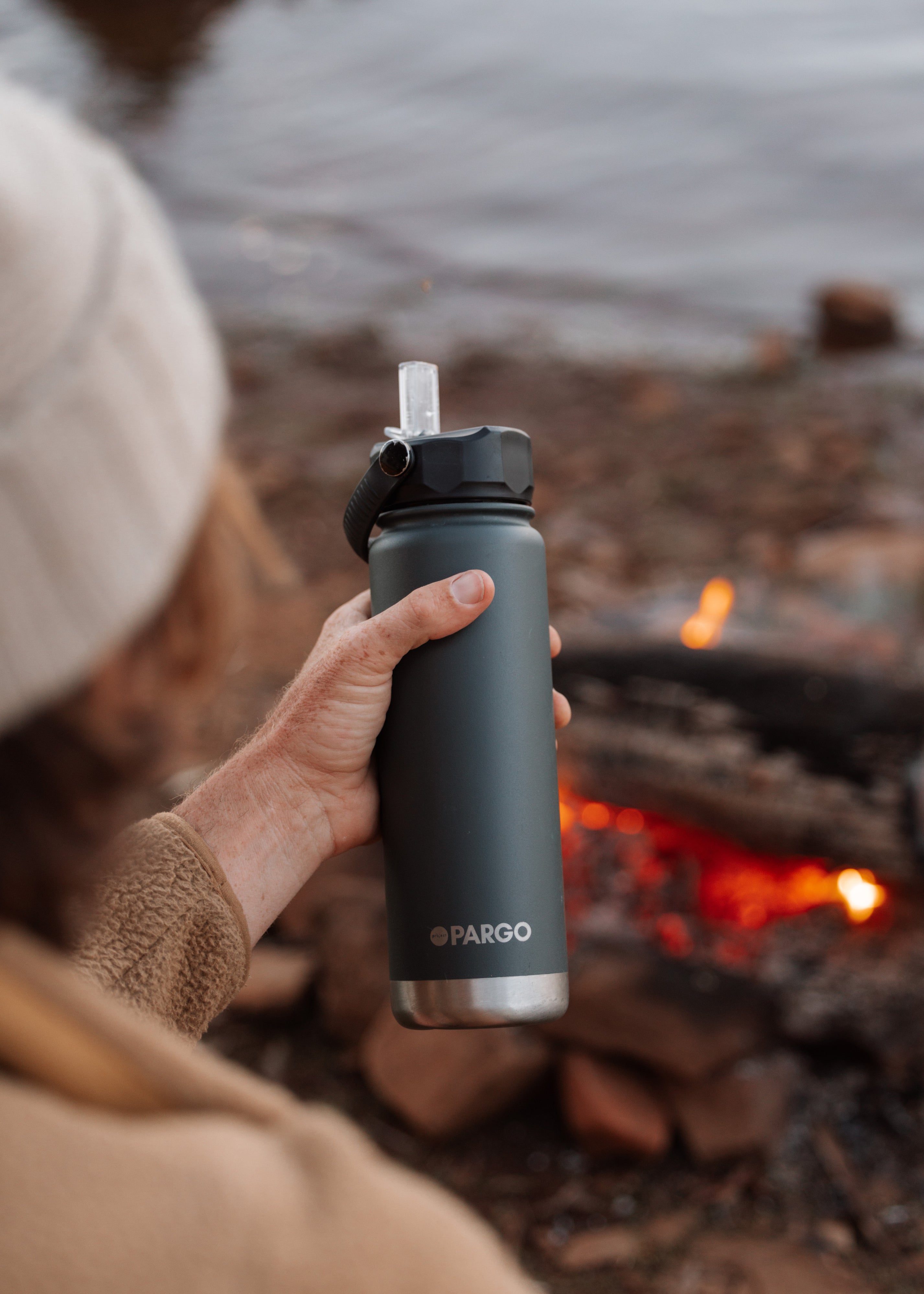 Insulated Sports Bottles - Charcoal | Project Pargo | Shop Here – PAPER ...
