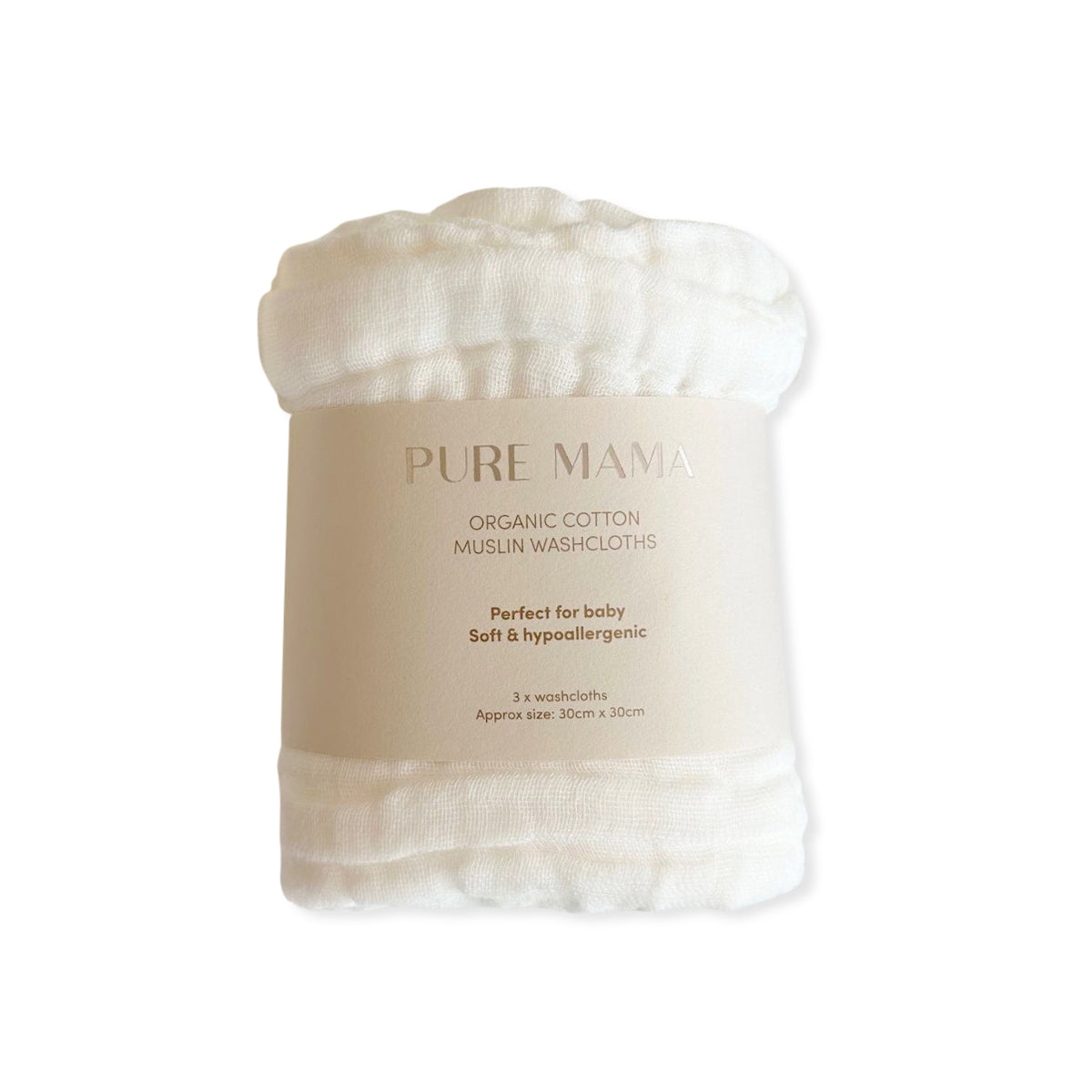 Pure Mama | Muslin Wash Cloth Set | Tauranga, NZ Stockist – PAPER PLANE