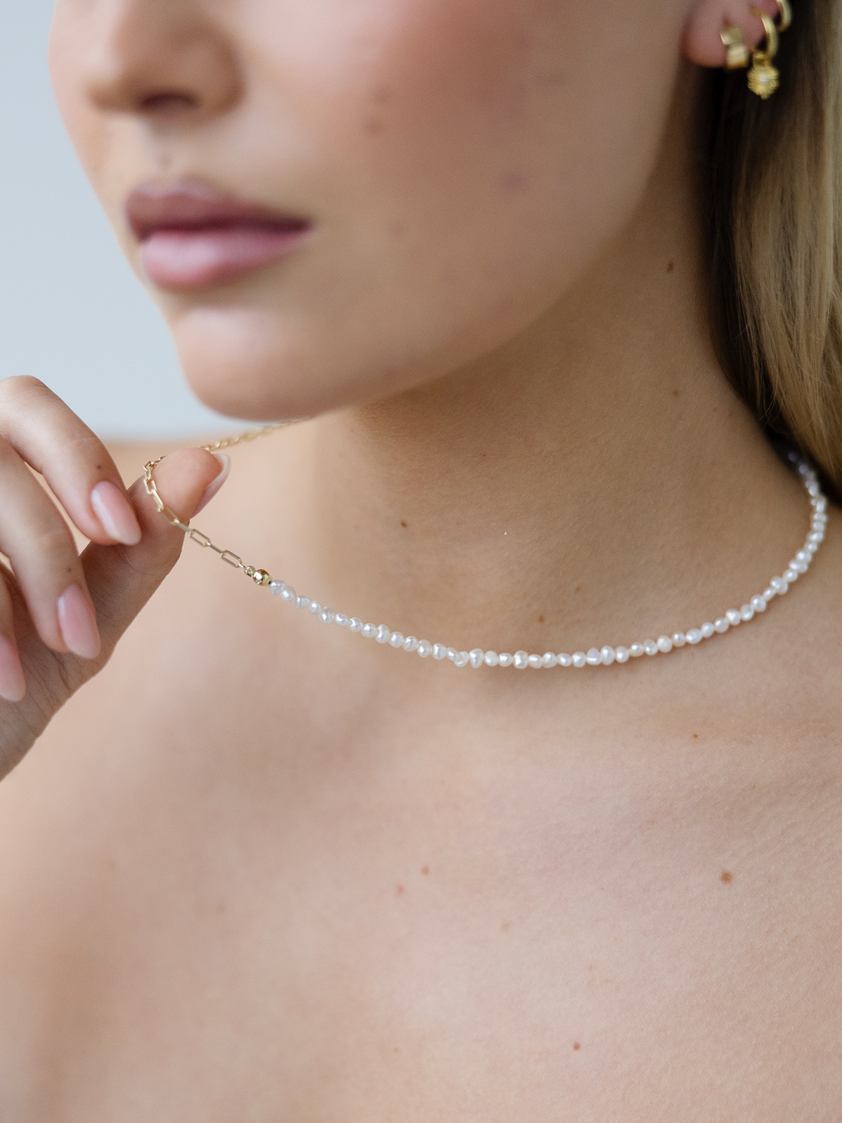 SOPHIE | Pearl Mini Link Necklace | Shop NZ Stockist Online – PAPER PLANE
