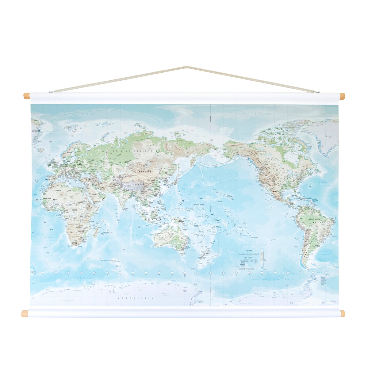 Hanging Canvas World Map | Shop NZ Stockist Online & In-store – PAPER PLANE