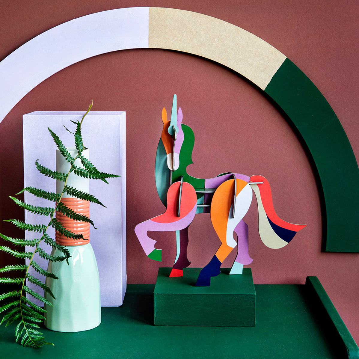 Studio Roof | 3D Large Unicorn Stand-up Art | Shop NZ Stockist – PAPER PLANE