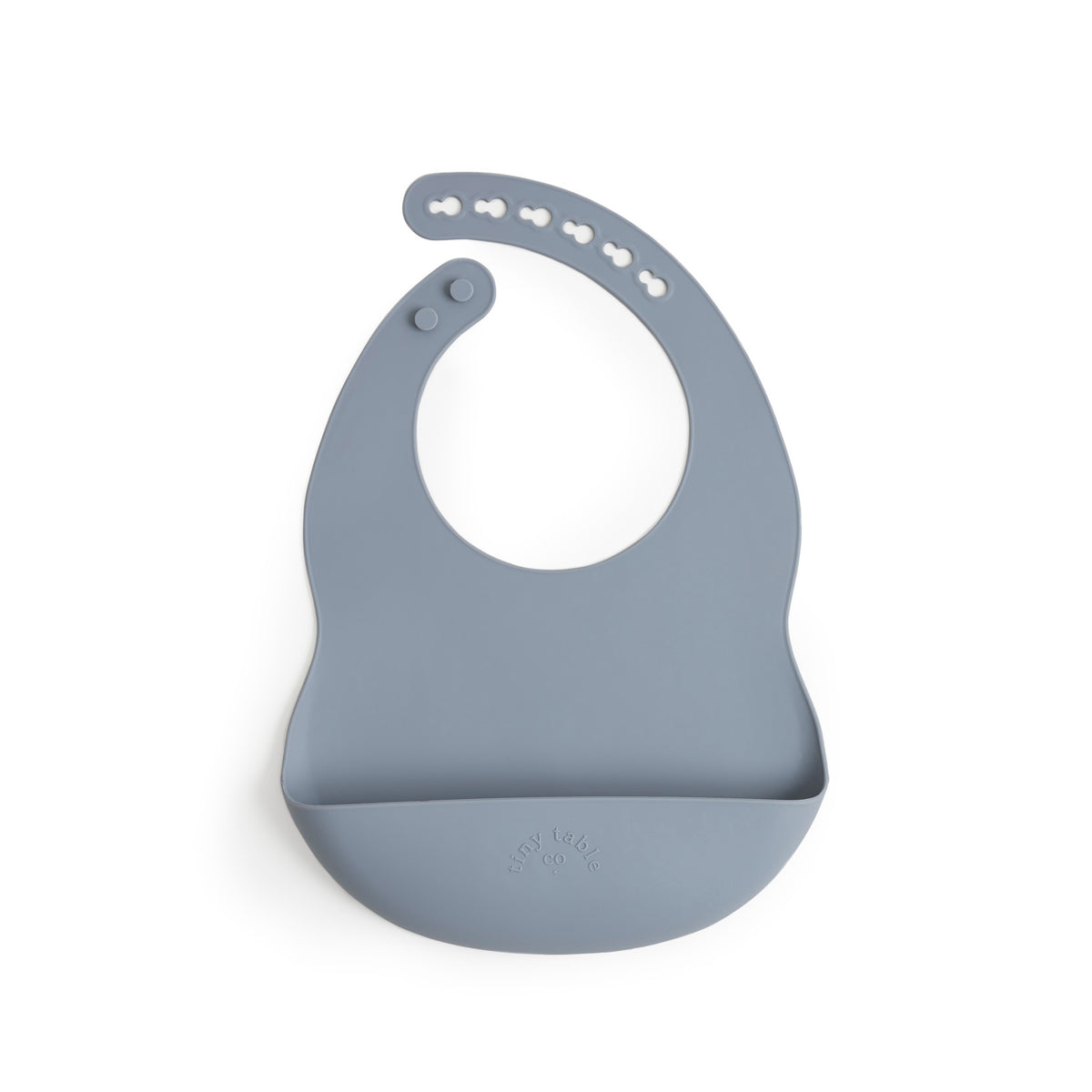Tiny Table Co | Silicone Catch Bib - Pebble | Shop NZ Stockist – PAPER ...
