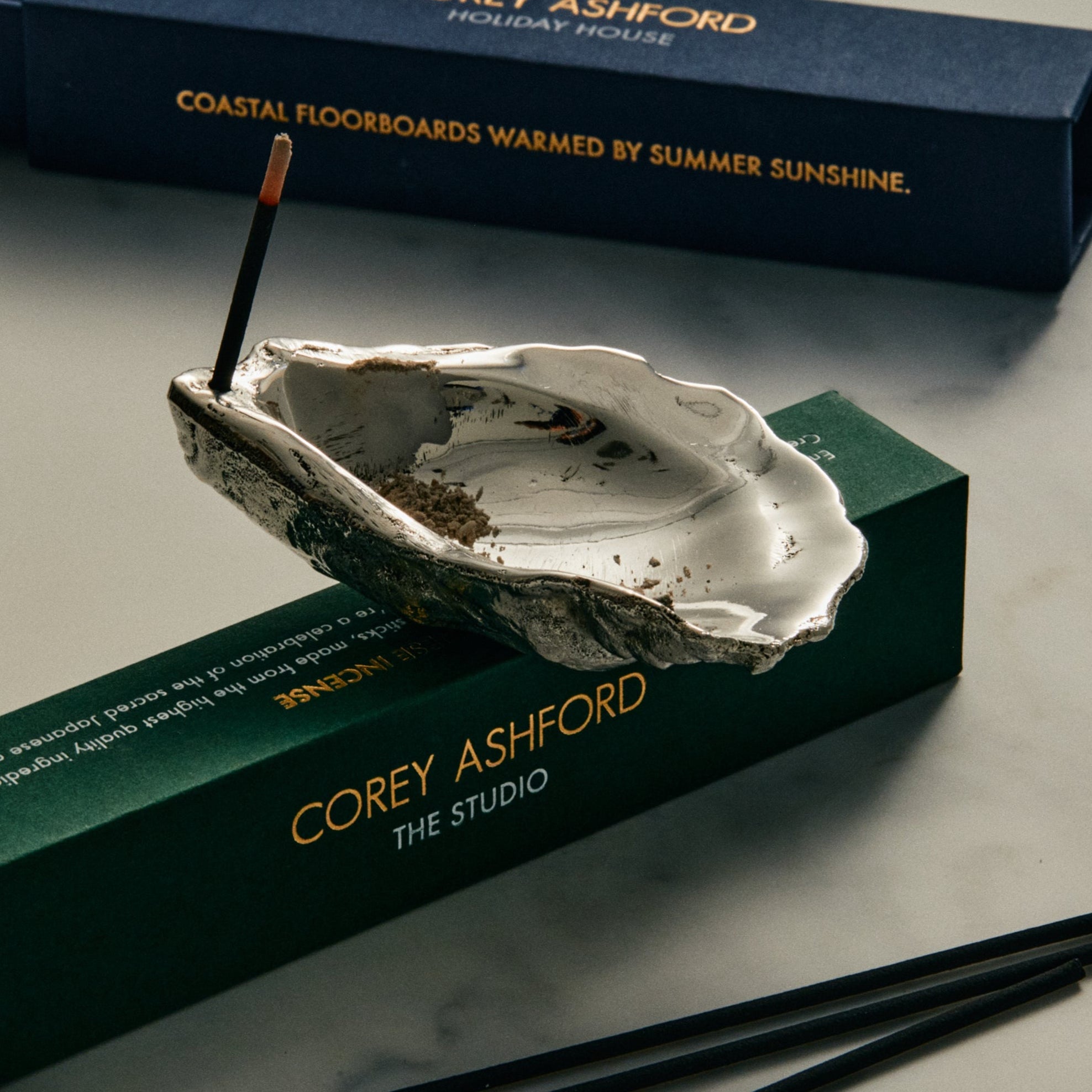 Silver Oyster Incense Holder | Corey Ashford | NZ Stockist | Shop Here ...