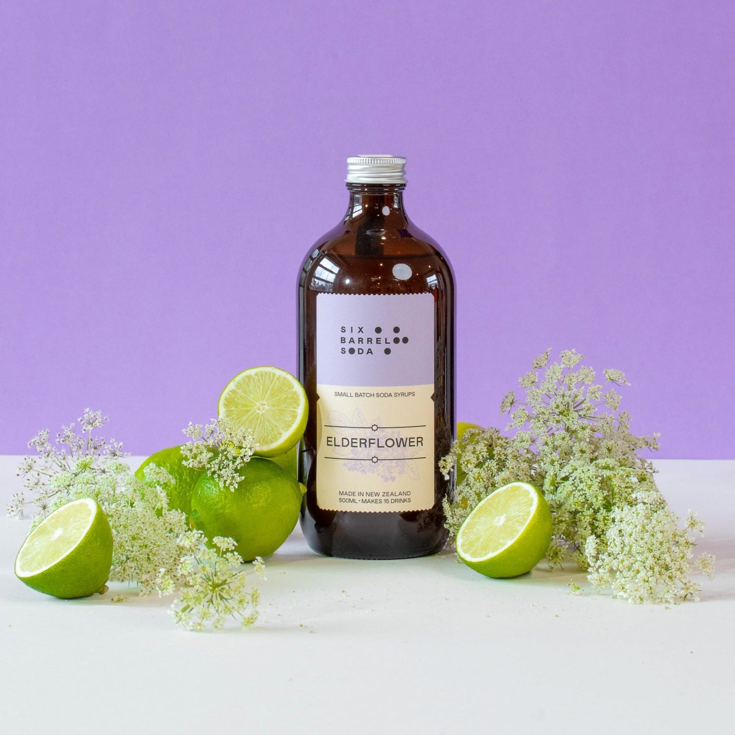Six Barrel Soda Co | Elderflower Syrup | Shop NZ Online Here – PAPER PLANE